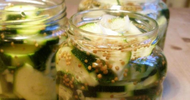 Inlagd zucchini – Matmamman
